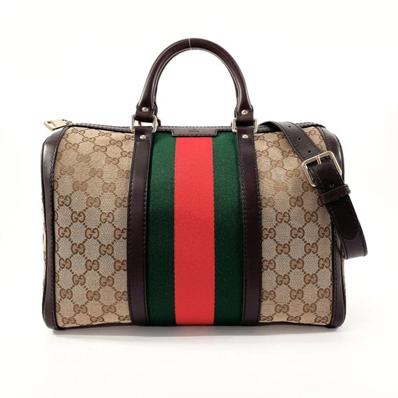 Gucci | Bags | Gucci Gucci Mini Boston 2way Sherry Line 24725 Handbag ...